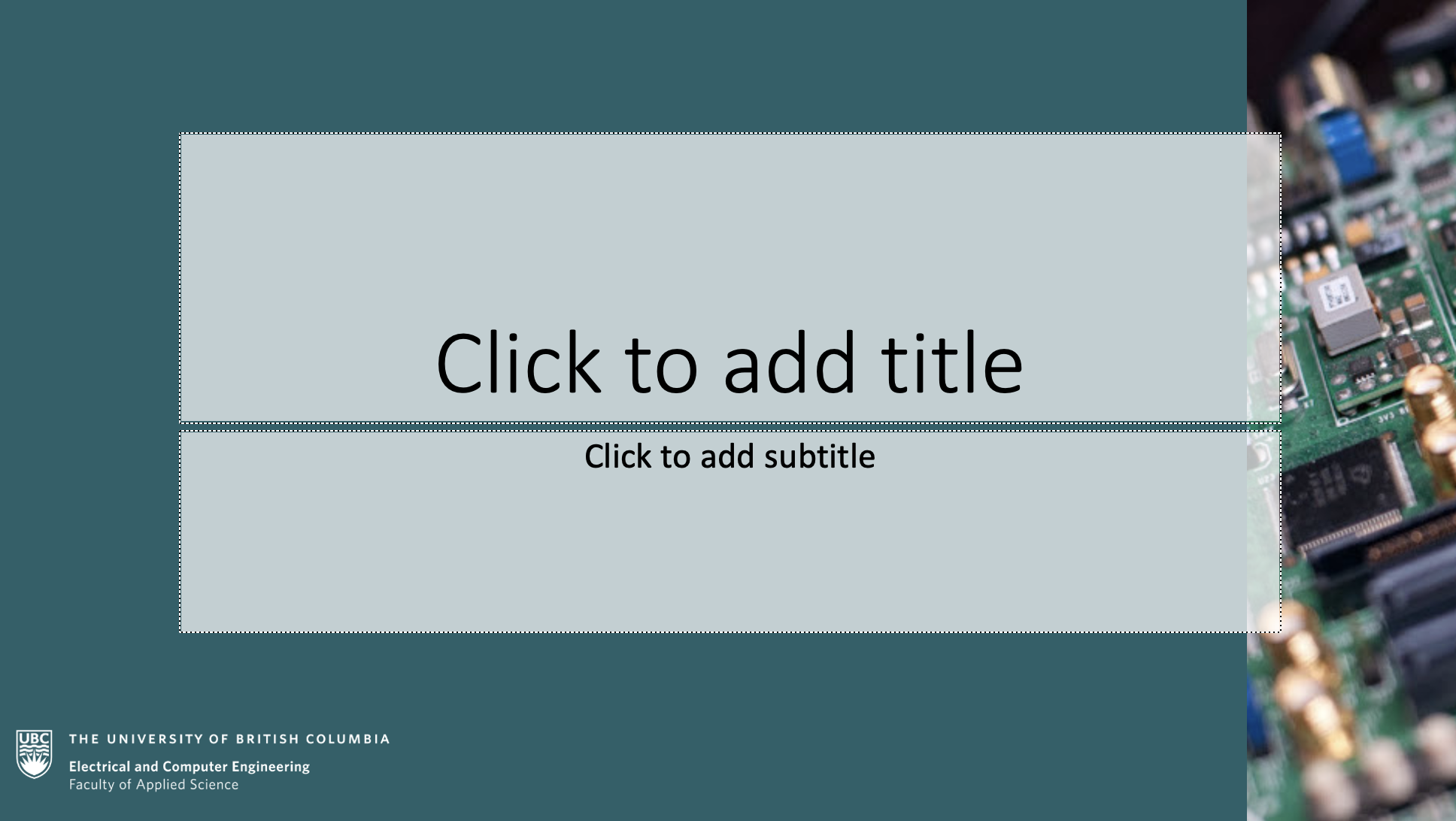 Powerpoint Templates - Department of Electrical and Computer Engineering